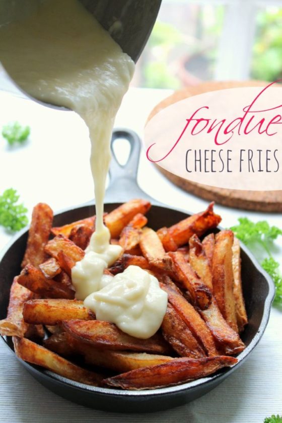 Fondue Cheese Fries