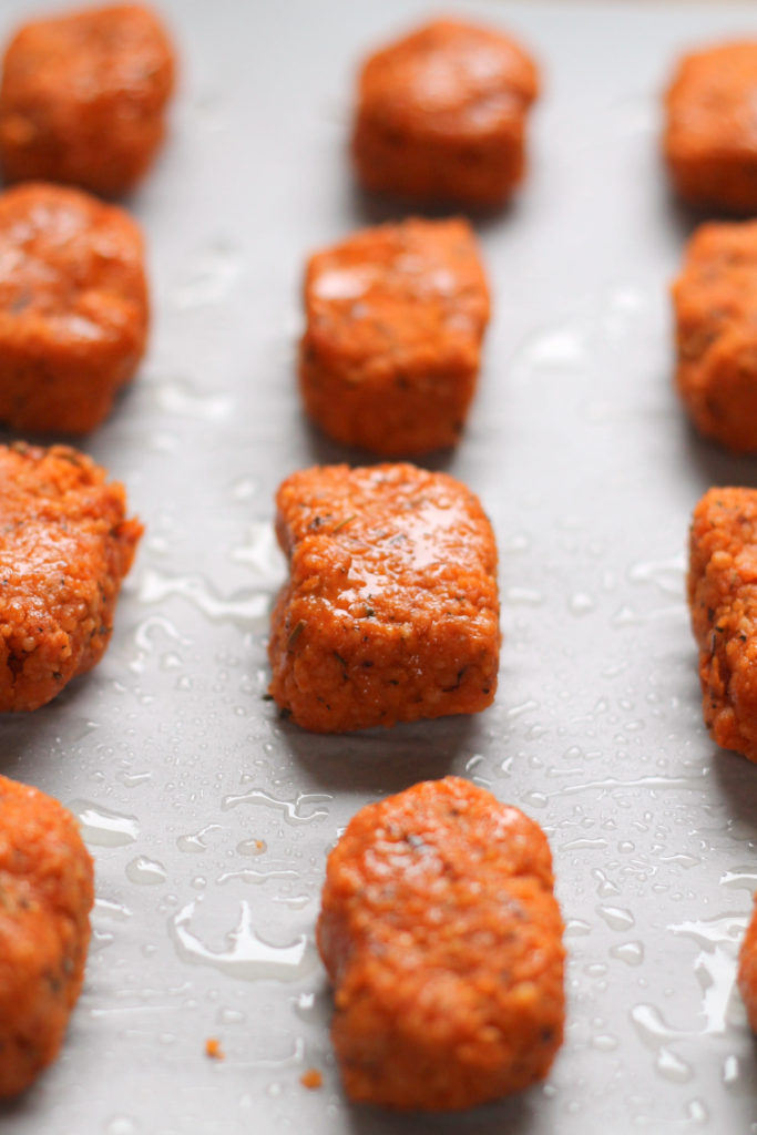 4 Ingredient Cheese & Tomato Couscous Nuggets for Babies - Happy Veggie ...