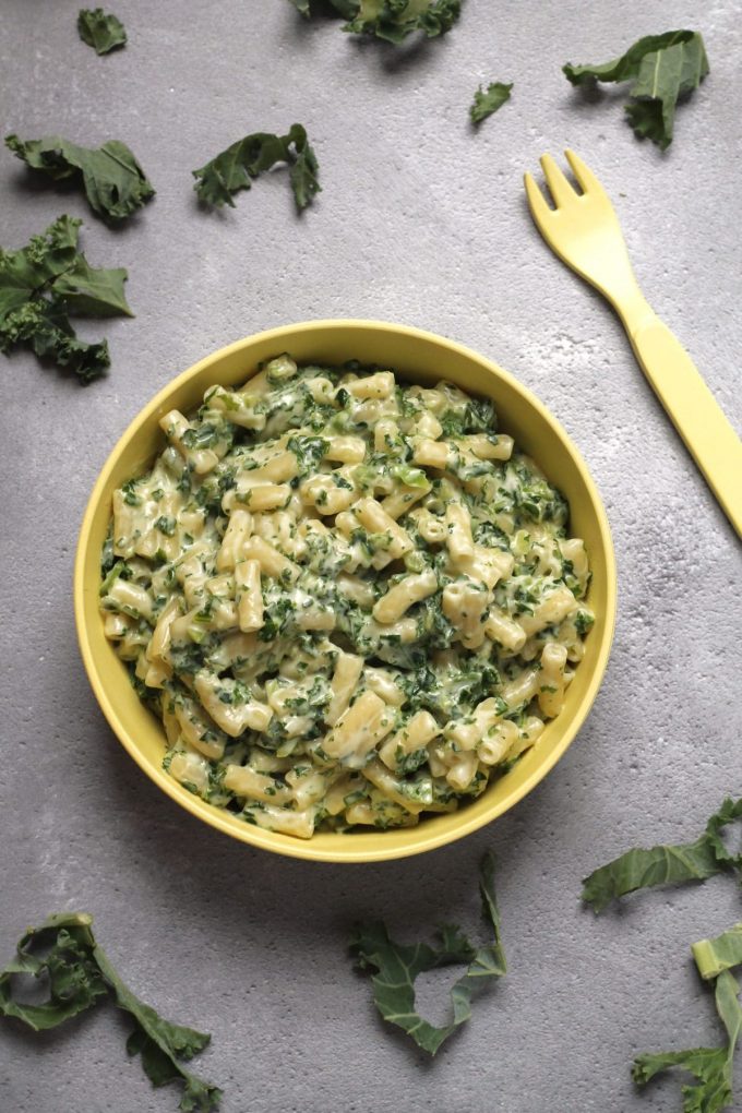 Kale Mac & Cheese | For Babies, Toddlers + Kids - Happy Veggie Kitchen