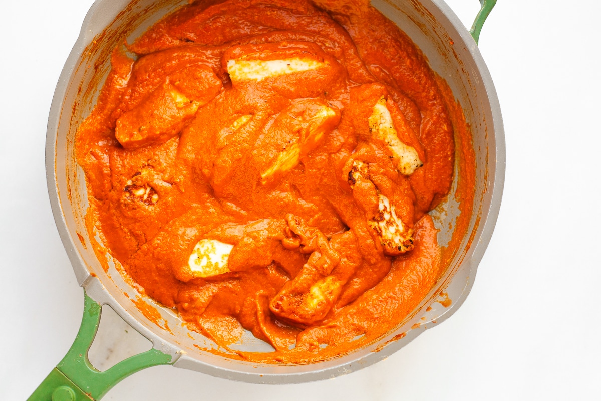 Butter Halloumi Curry - Happy Veggie Kitchen
