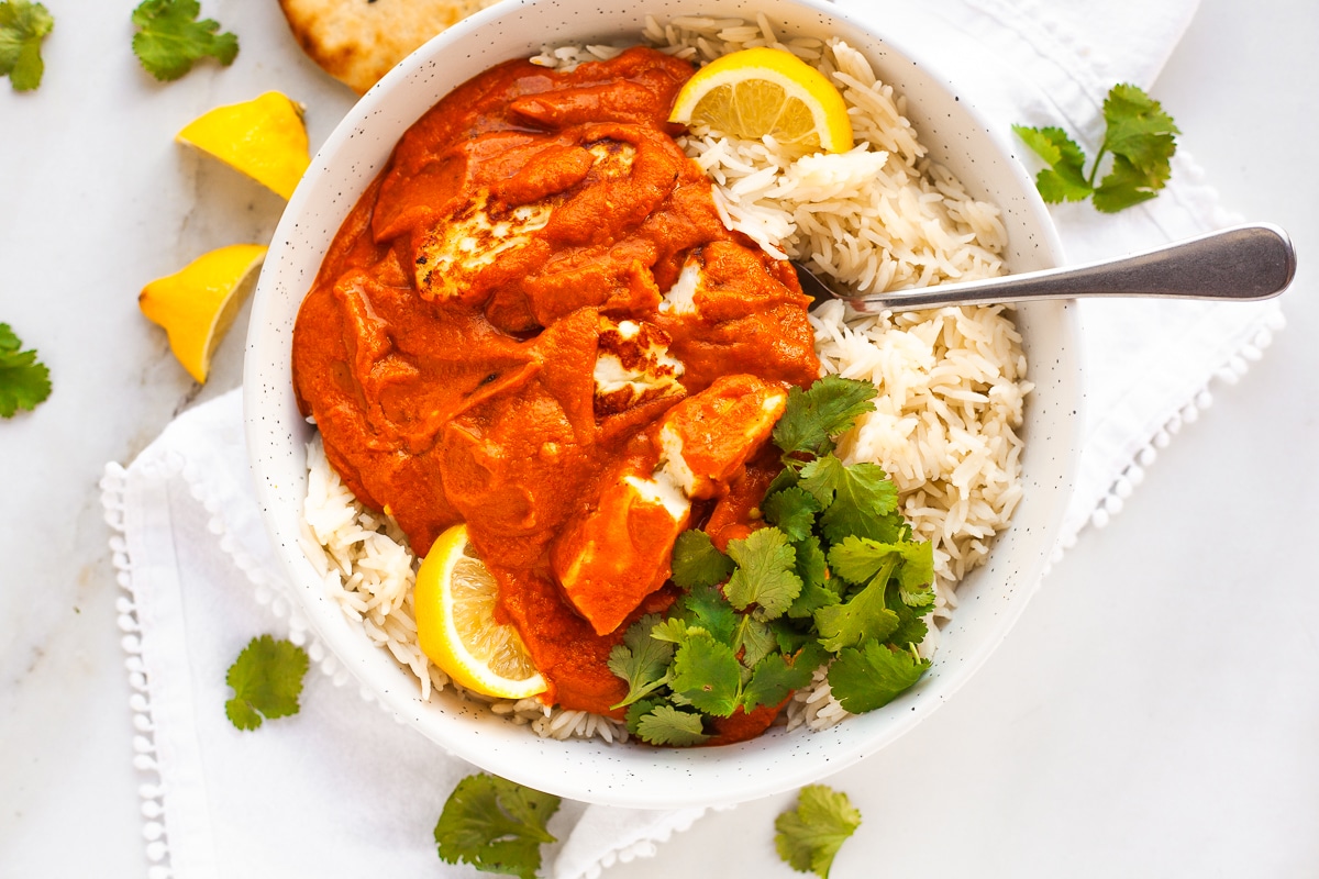 Butter Halloumi Curry - Happy Veggie Kitchen