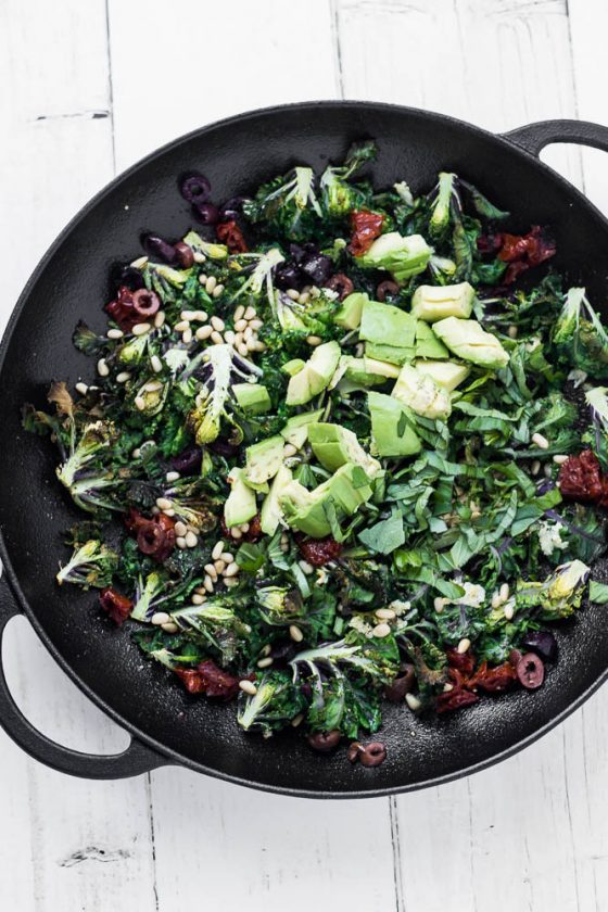 Roasted Kalette Pasta - Happy Veggie Kitchen