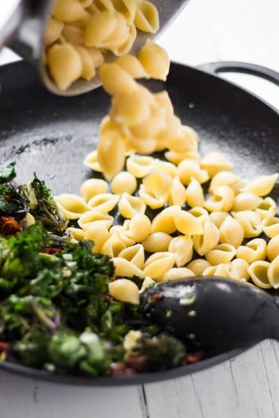 Roasted Kalette Pasta - Happy Veggie Kitchen