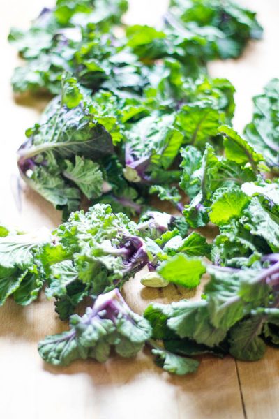 Kalette Tacos with Avocado Crema - Happy Veggie Kitchen