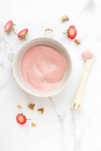 Roasted Strawberry, Walnut & Oat Yogurt Puree (Baby Food) - Happy ...