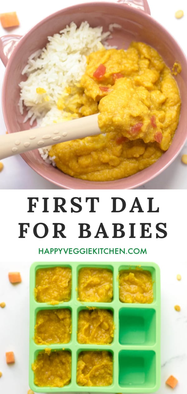 First Dal for Babies | Happy Veggie Kitchen