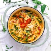 Parma Rosa One Pot Pasta - Happy Veggie Kitchen