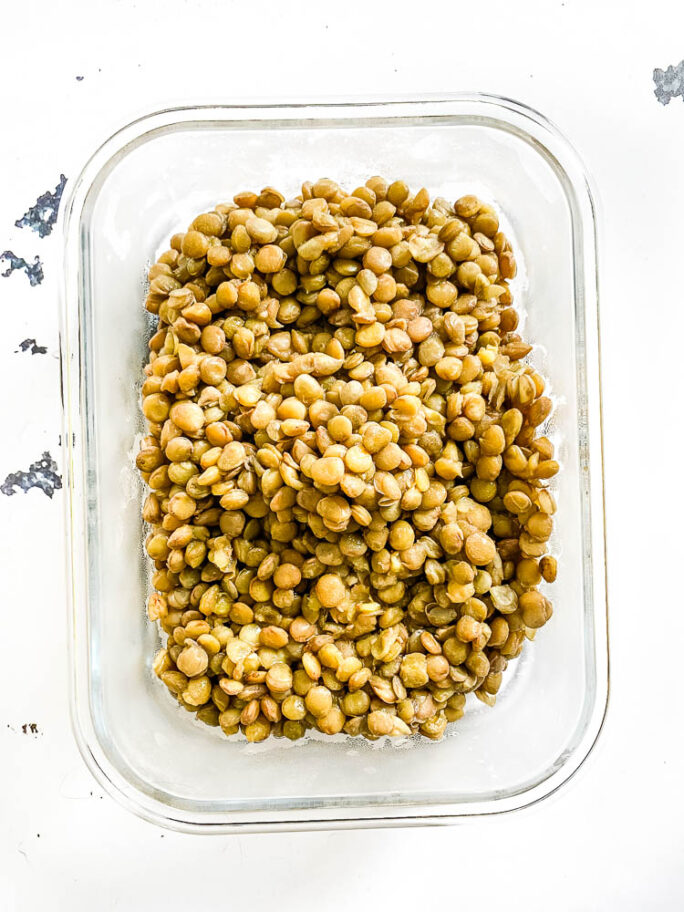 Instant Pot Green Lentils - Happy Veggie Kitchen