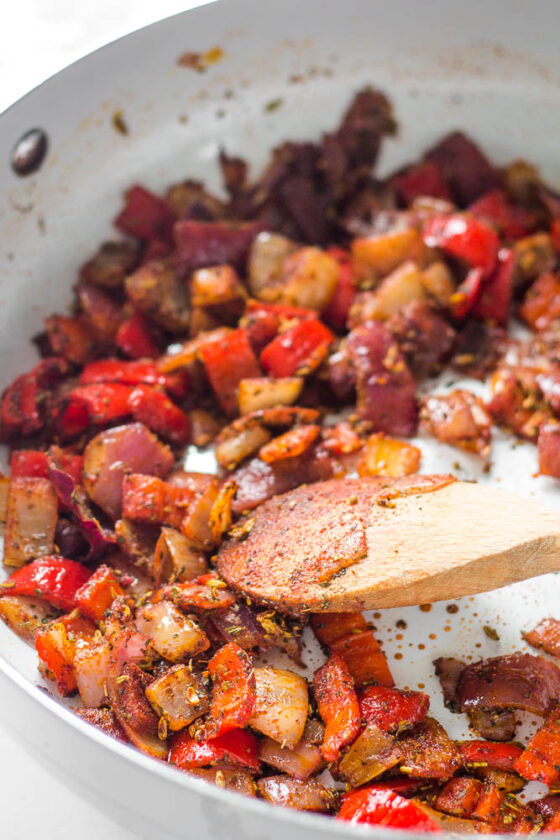 Tuscan Butter Bean Bake - Happy Veggie Kitchen