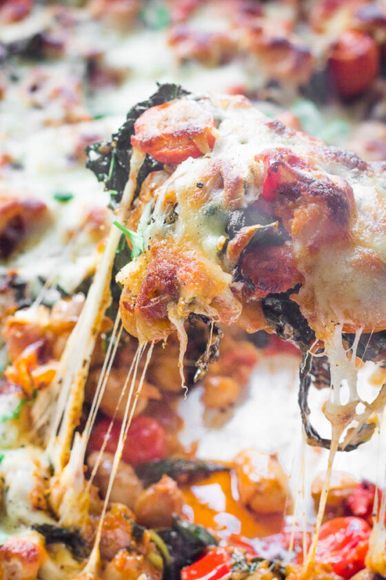 Tuscan Butter Bean Bake | Happy Veggie Kitchen