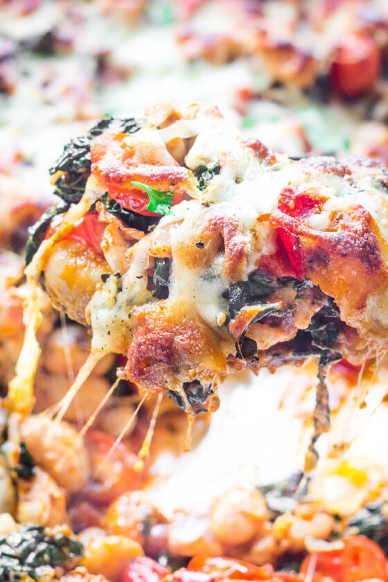 Tuscan Butter Bean Bake | Happy Veggie Kitchen