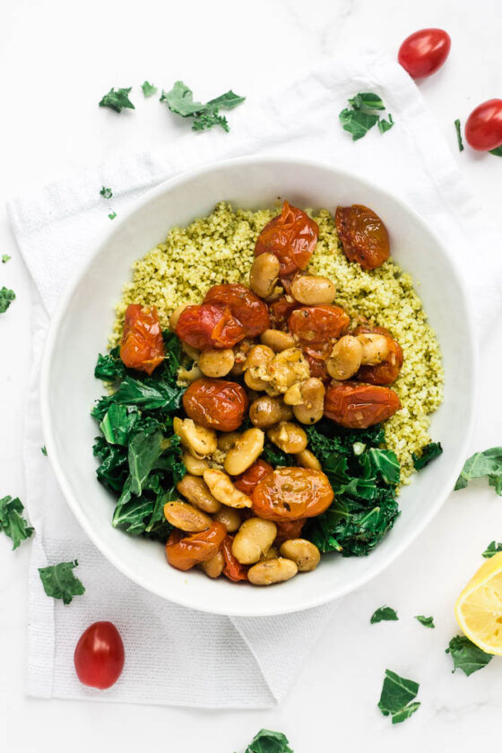 Burrata Bowls - Happy Veggie Kitchen