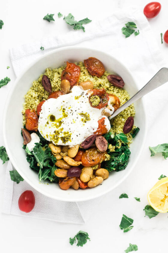 Burrata Bowls - Happy Veggie Kitchen