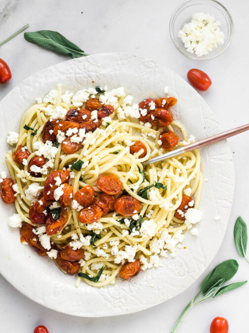 Cheesy Parsnip Pasta - Happy Veggie Kitchen