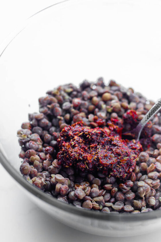 Smoky Roasted Lentils - Happy Veggie Kitchen