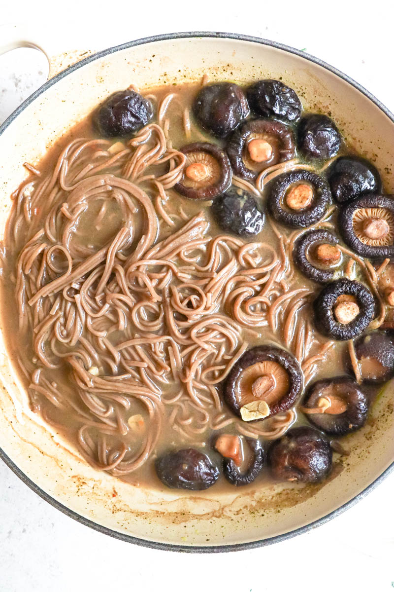 Crispy Kale, Shiitake & Avocado Ramen - Happy Veggie Kitchen