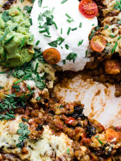 Cheesy Veggie Potato Bake - Happy Veggie Kitchen