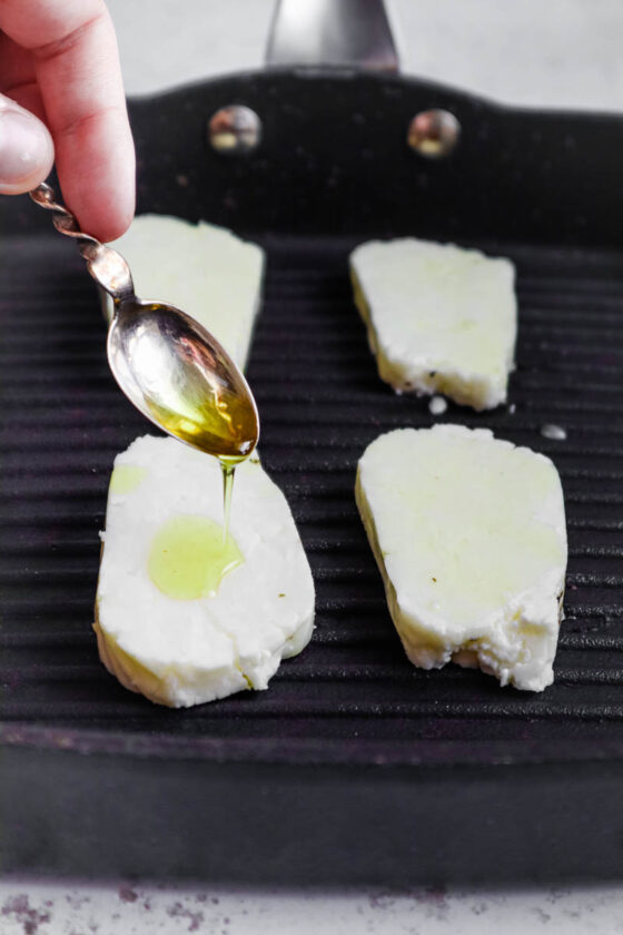 How to Cook Halloumi Cheese - Happy Veggie Kitchen