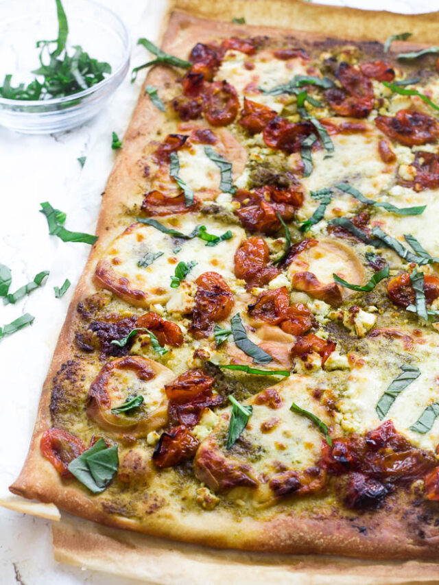 Pie Crust Pizza (with Shortcrust Pastry) - Happy Veggie Kitchen