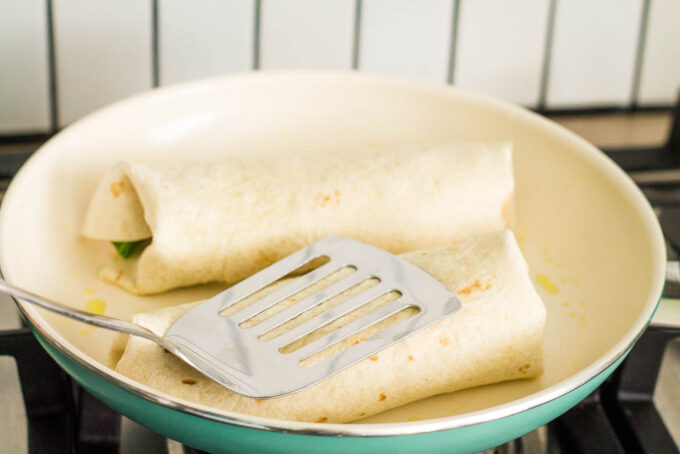 Toasted Wraps with Boursin & Veggies - Happy Veggie Kitchen