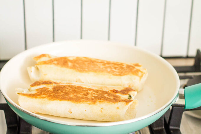 Toasted Wraps with Boursin & Veggies - Happy Veggie Kitchen