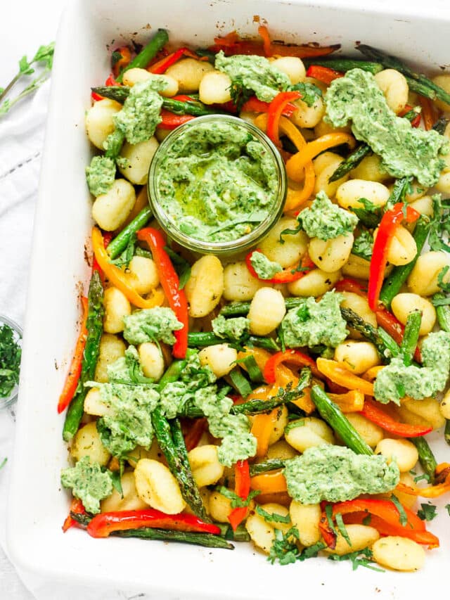 Roasted Tomato & Mascarpone Gnocchi - Happy Veggie Kitchen