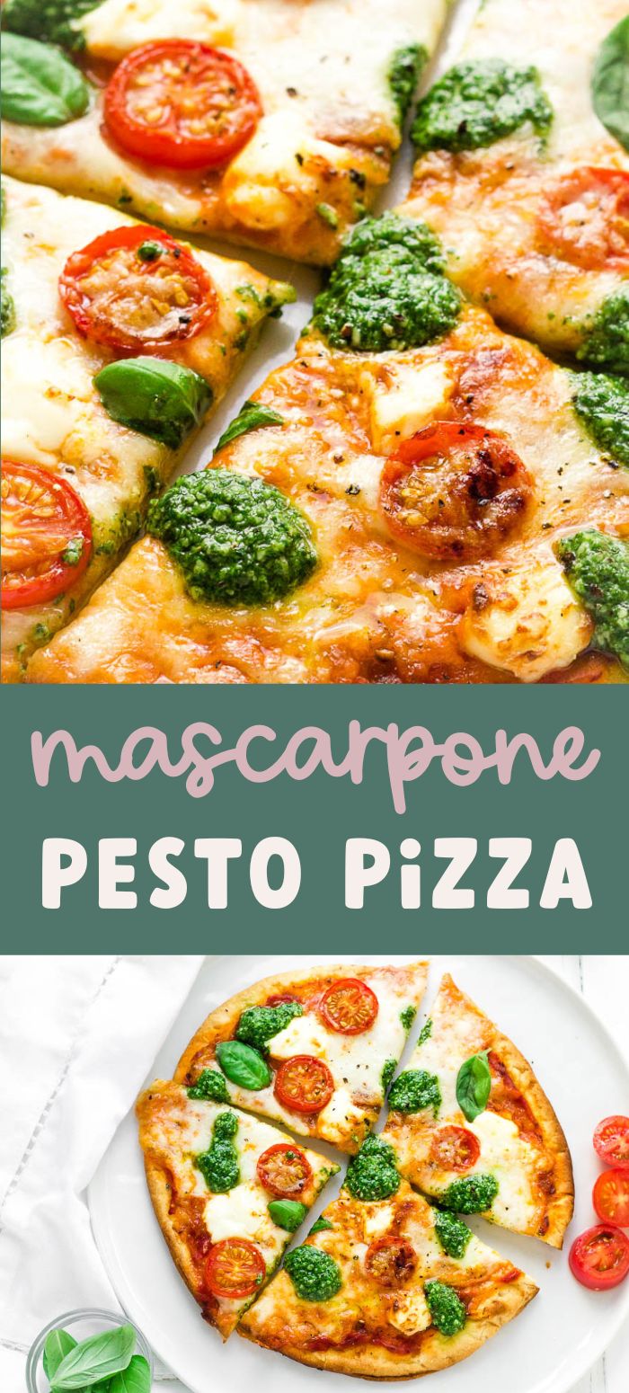 Tomato & Mascarpone Pizza - Happy Veggie Kitchen