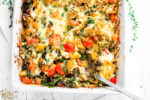 Cheesy Veggie Potato Bake - Happy Veggie Kitchen