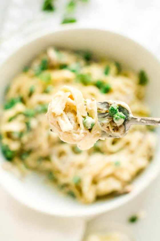 Truffle Cheese Pasta - Happy Veggie Kitchen