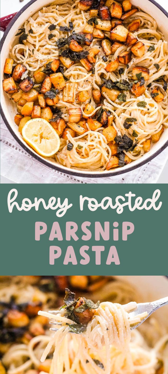 Cheesy Parsnip Pasta - Happy Veggie Kitchen