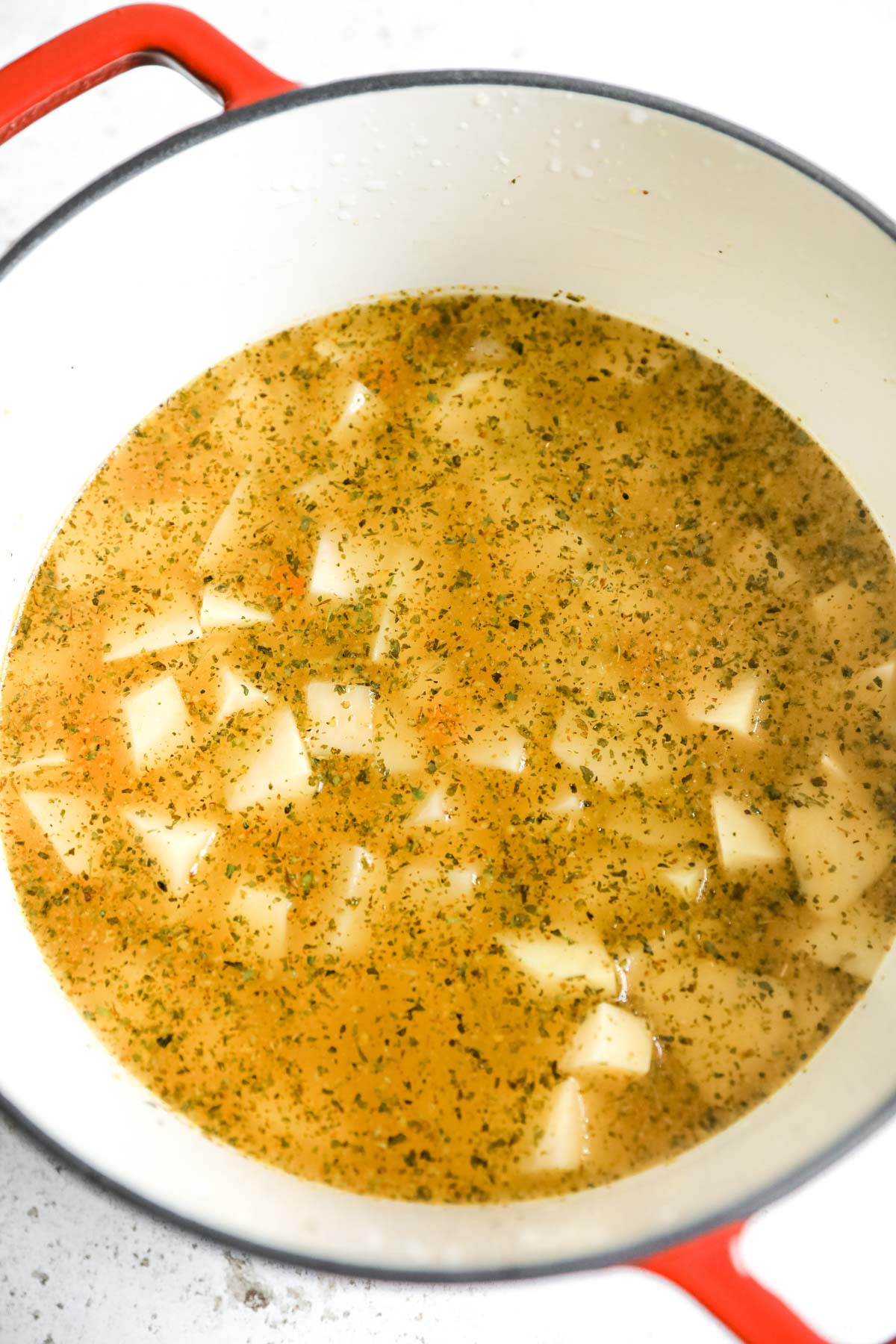 The Best Vegetarian Potato Soup - Happy Veggie Kitchen