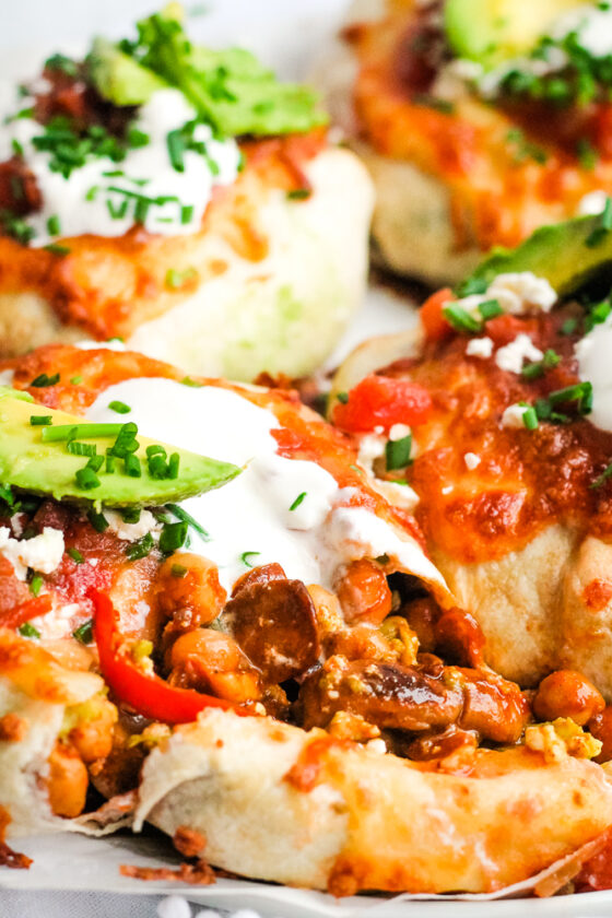 Veggie Fajita Bombs - Happy Veggie Kitchen
