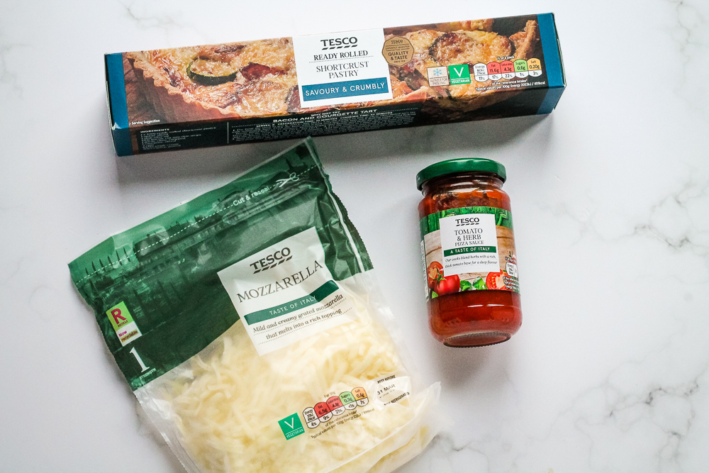 Pie Crust Pizza (with Shortcrust Pastry) - Happy Veggie Kitchen