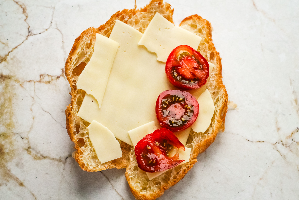Air Fryer Croissant Sandwiches - Happy Veggie Kitchen