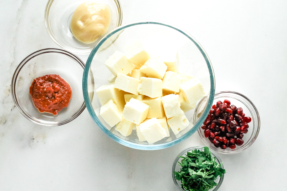 Honey Harissa Paneer Bites - Happy Veggie Kitchen