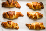 Cheese & Spinach Croissants - Happy Veggie Kitchen