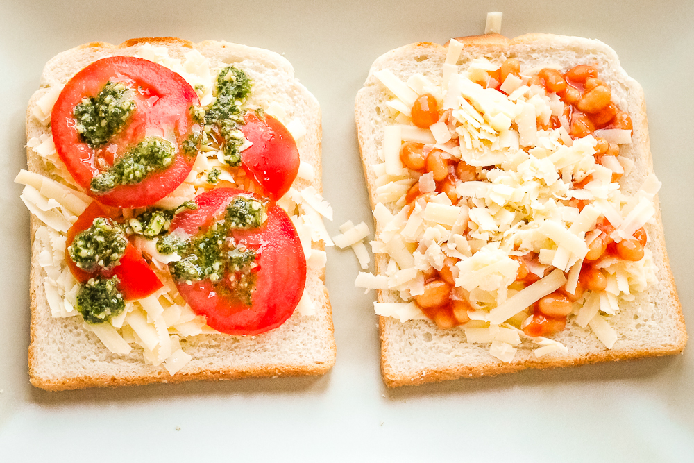 Air Fryer Toasties - Happy Veggie Kitchen