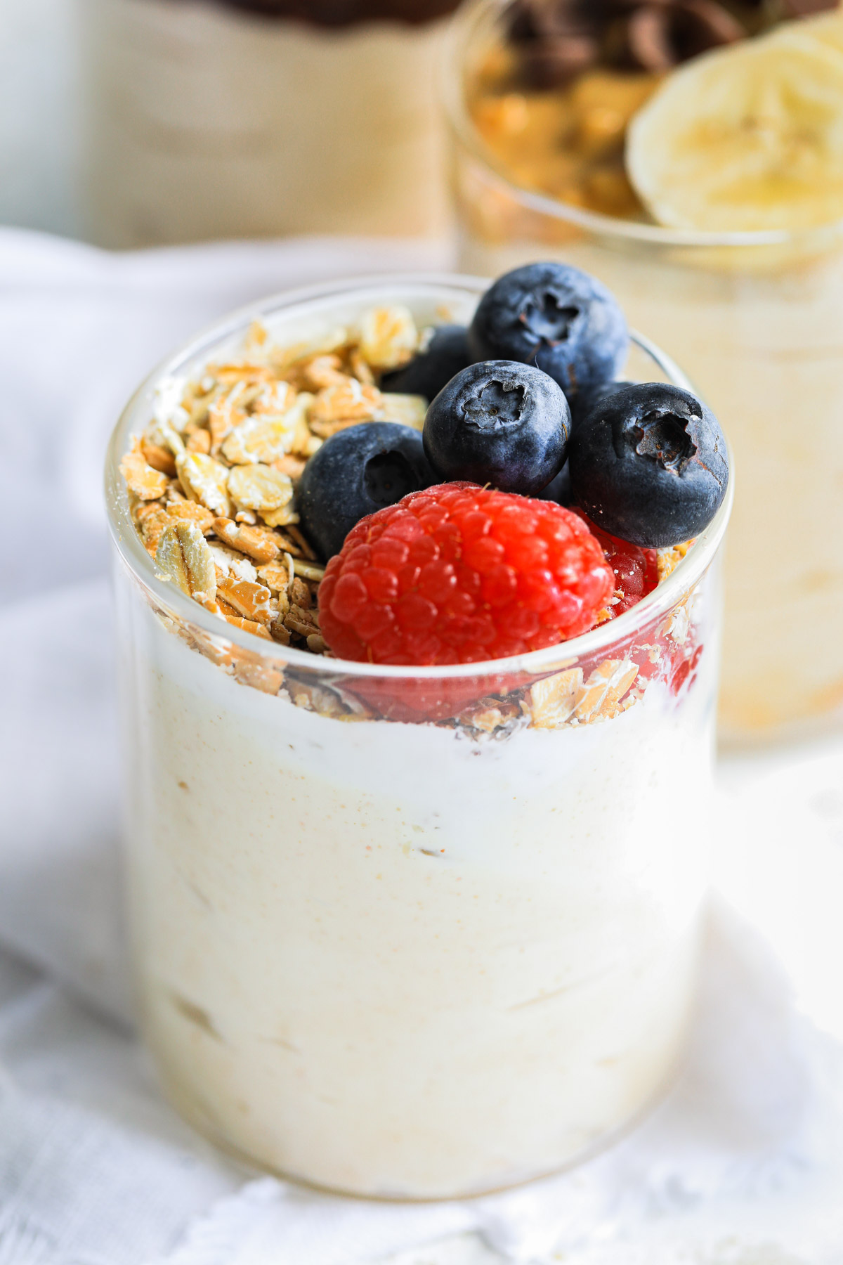 Peanut Butter Yogurt Bowls & Pots - Happy Veggie Kitchen
