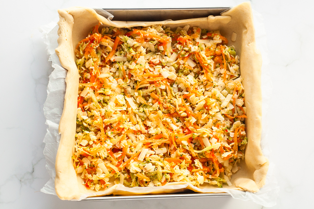 Cheese & Veggie Quiche for Kids - Happy Veggie Kitchen