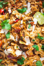 Roasted Veggie Rasta Pasta - Happy Veggie Kitchen