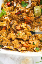 Roasted Veggie Rasta Pasta - Happy Veggie Kitchen