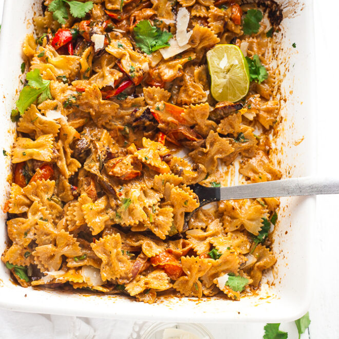 Roasted Veggie Rasta Pasta - Happy Veggie Kitchen