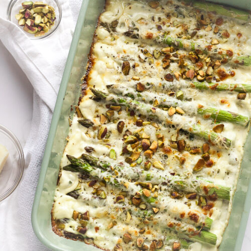 Christmas Asparagus - Happy Veggie Kitchen