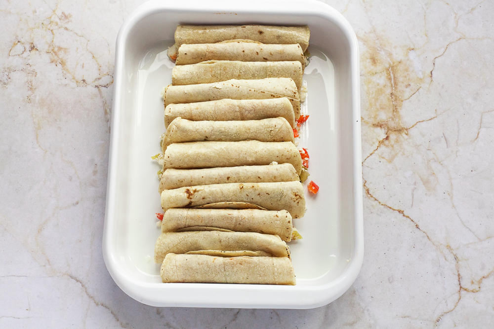 Easy Christmas Enchiladas - Happy Veggie Kitchen