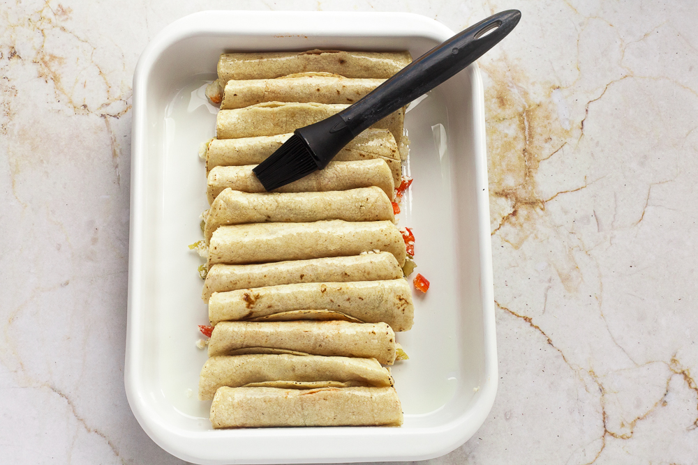 Easy Christmas Enchiladas - Happy Veggie Kitchen