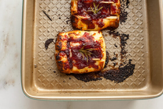 Christmas Halloumi - Happy Veggie Kitchen