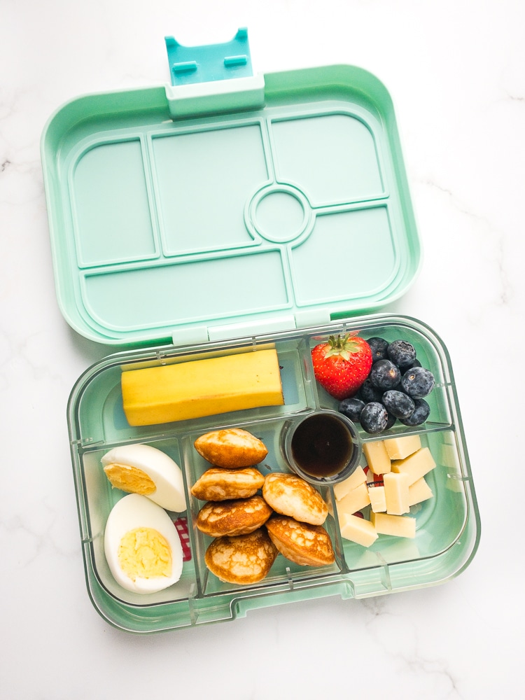 Mini Pancake Bento Box Lunch Happy Veggie Kitchen