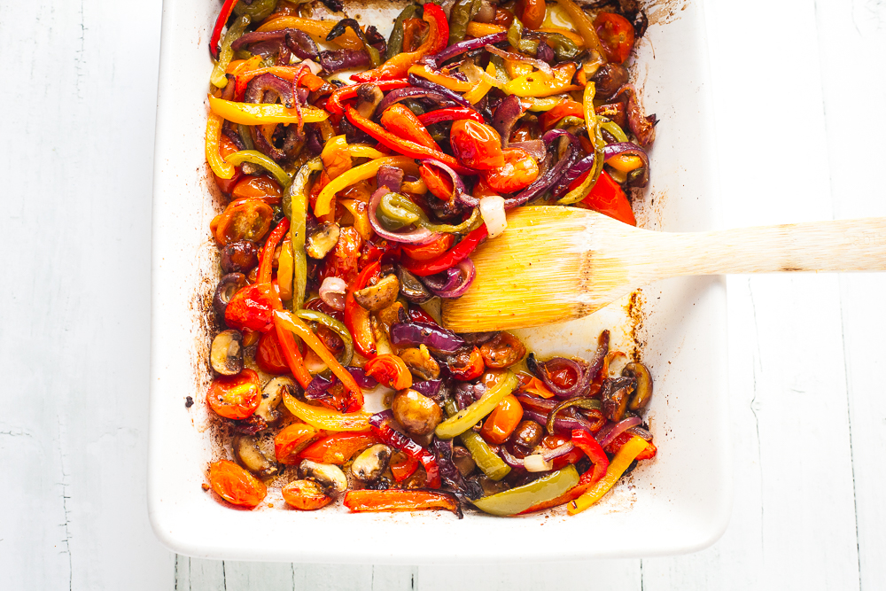Roasted Veggie Rasta Pasta - Happy Veggie Kitchen