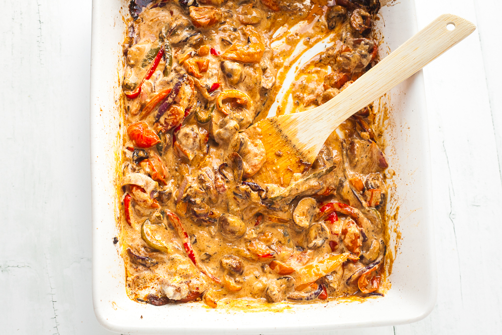 Roasted Veggie Rasta Pasta - Happy Veggie Kitchen