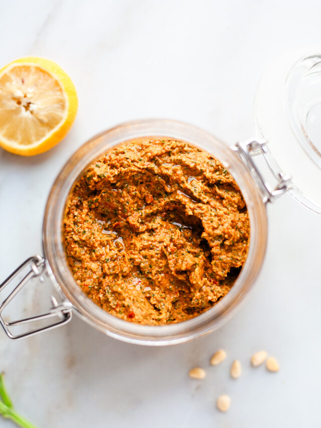 Spicy Harissa Roasted Sweet Potatoes with Yogurt - Happy Veggie Kitchen